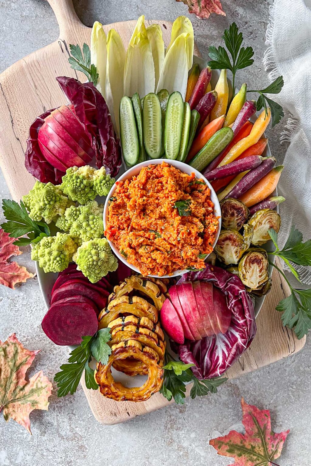 Fall Crudité Platter - A Cultivated Living