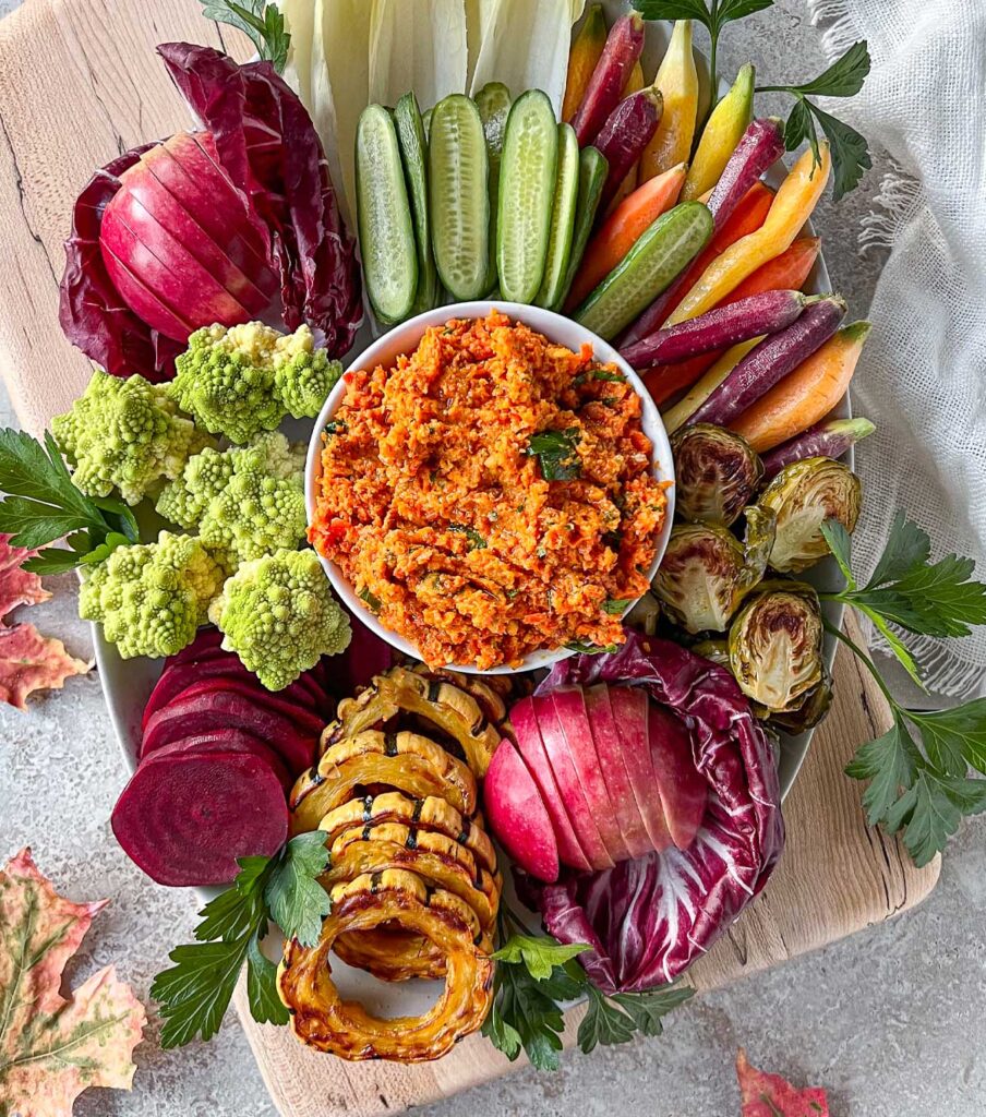 Fall Crudité Platter - A Cultivated Living